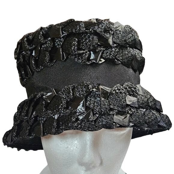 Union Made | Accessories | Vintage Union Made Black Ladys Bonnet | Poshmark